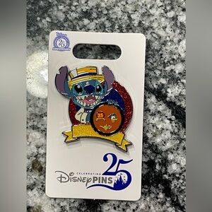 Disney | Accessories | Disney Stitch Pin Pin Trading 25th Anniversary ...